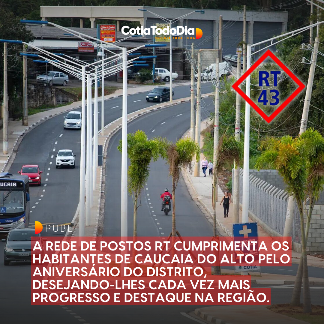 CAUCAIA DO ALTO COMPLETA HOJE 78 ANOS – Cotia Todo Dia